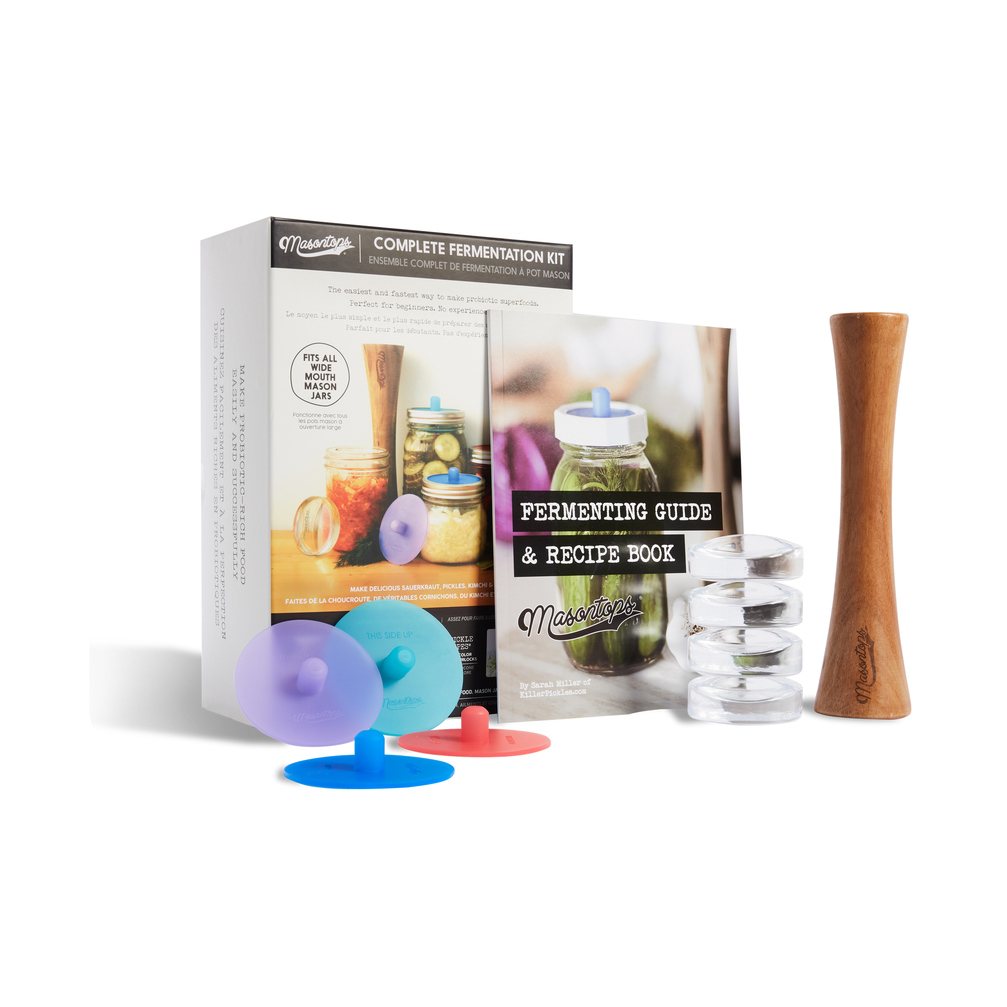 COMPLETE FERMENTATION KIT Pebbles, Pipes and Packer (9-Piece Kit ...